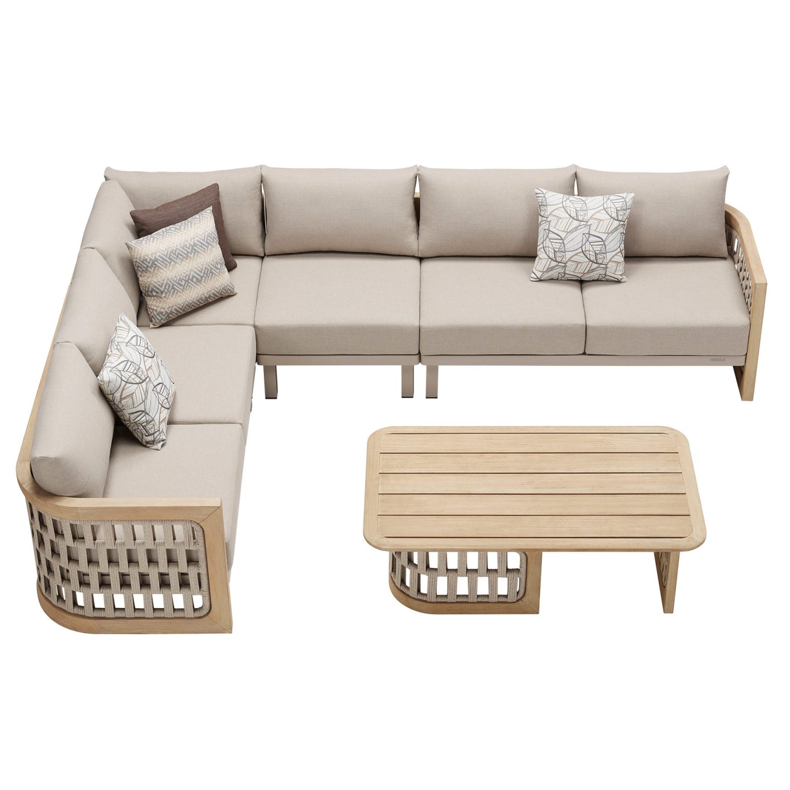 Riva Corner Lounge | 5-piece - Kaja Interiors
