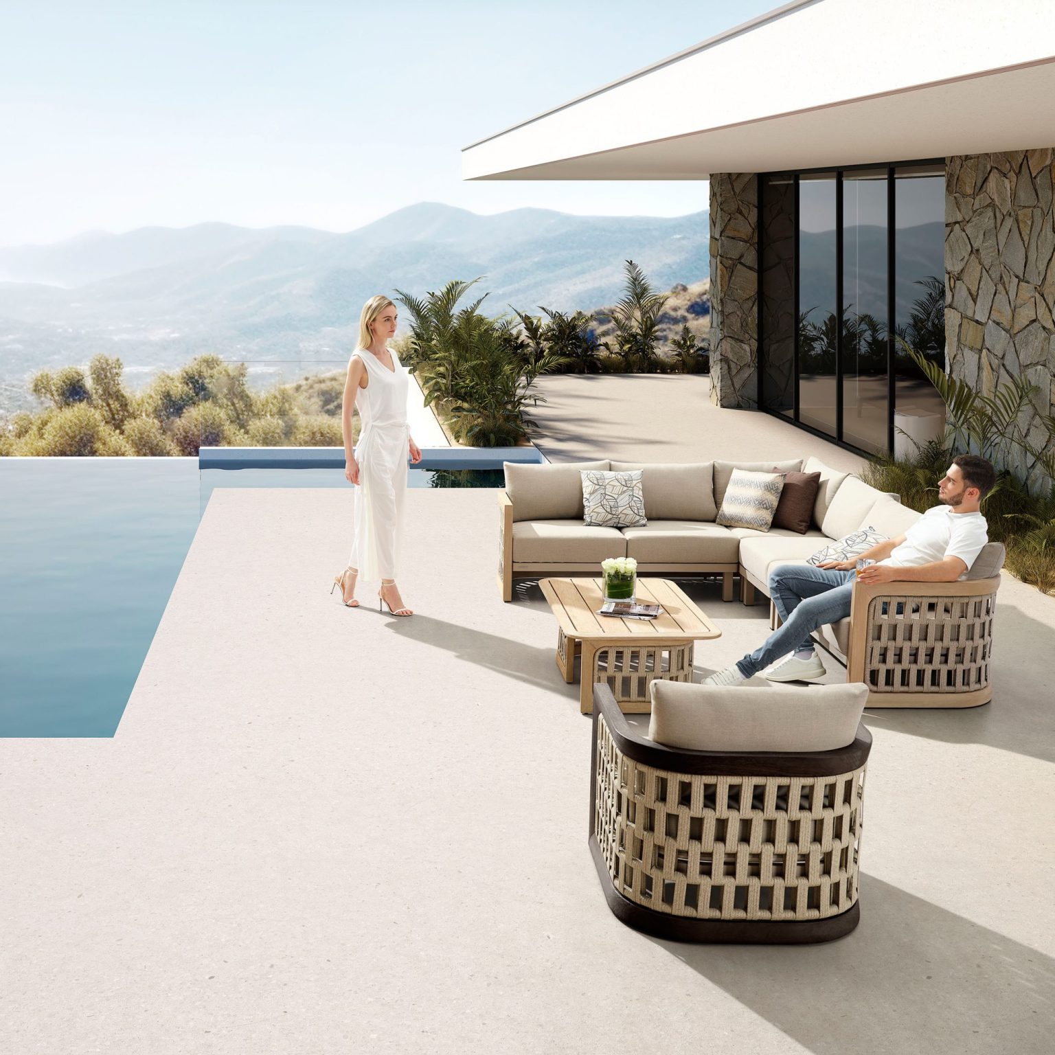 Riva Corner Lounge | 5-piece | Kaja Interiors