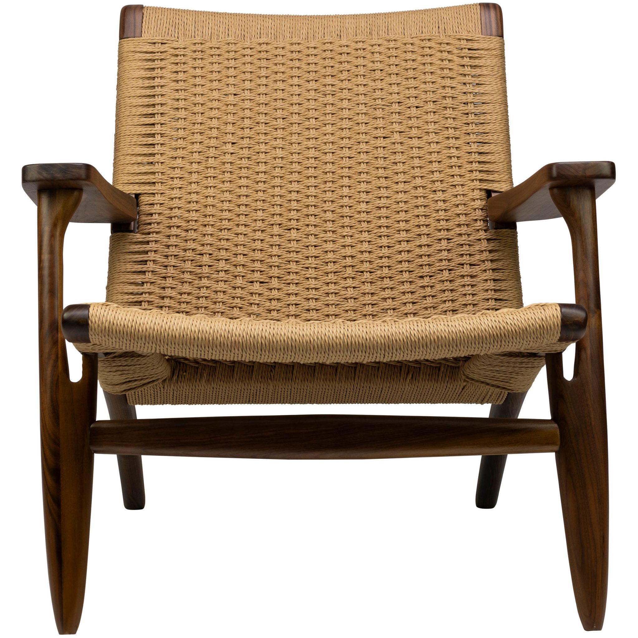 Tulum Lounge Chair - Walnut Wood | Kaja Interiors