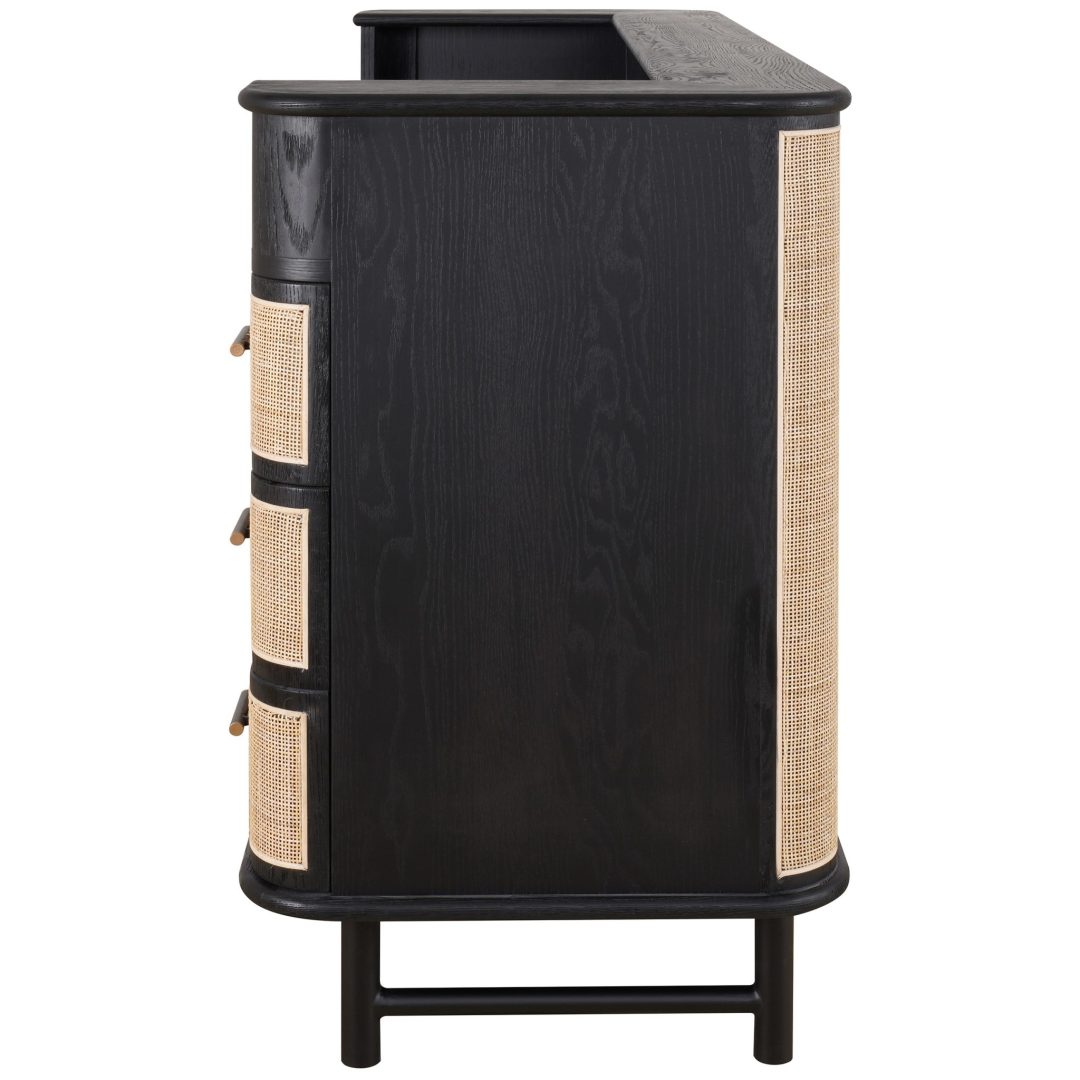 Massimo Buffet Cabinet - Black Oak | Kaja Interiors